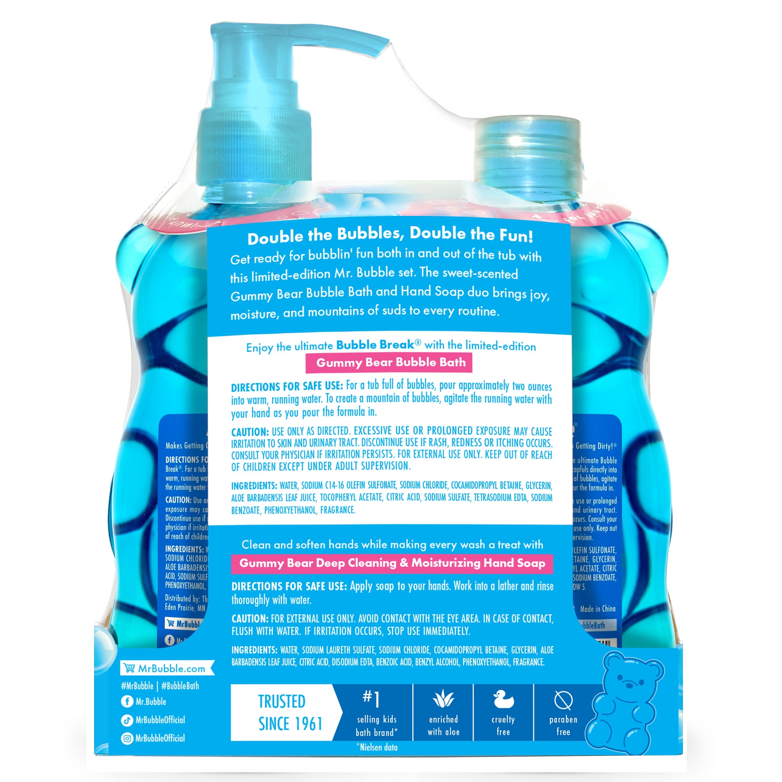 Gummy Bear Bubble Bath & Hand Soap Set – The Village Company