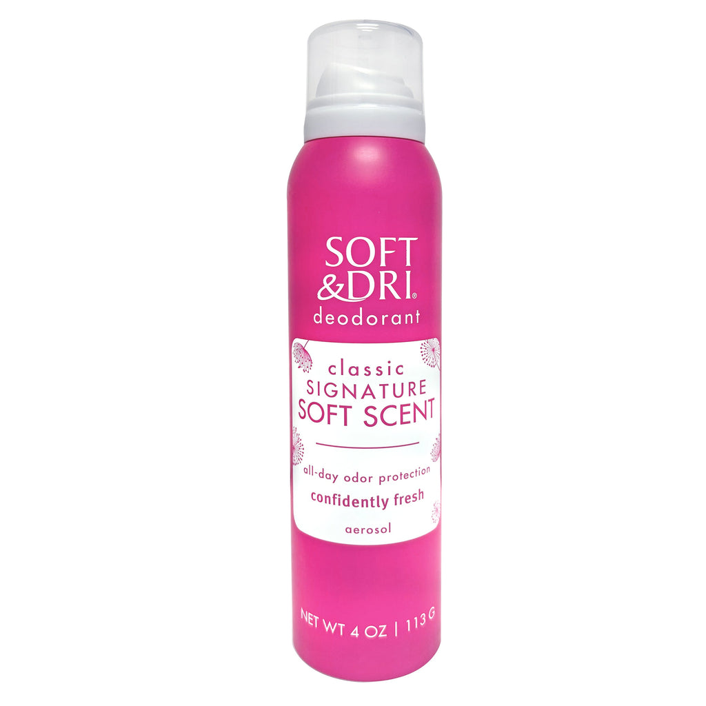Soft & Dri Classic Signature Soft Scent Aerosol Deodorant – The Village ...
